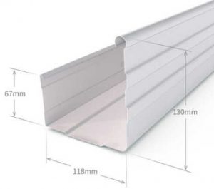 High front gutter roll forming machine