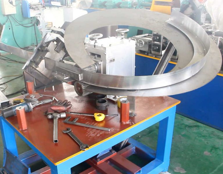 Steel coil inner or outside edge protector rolling forming machine